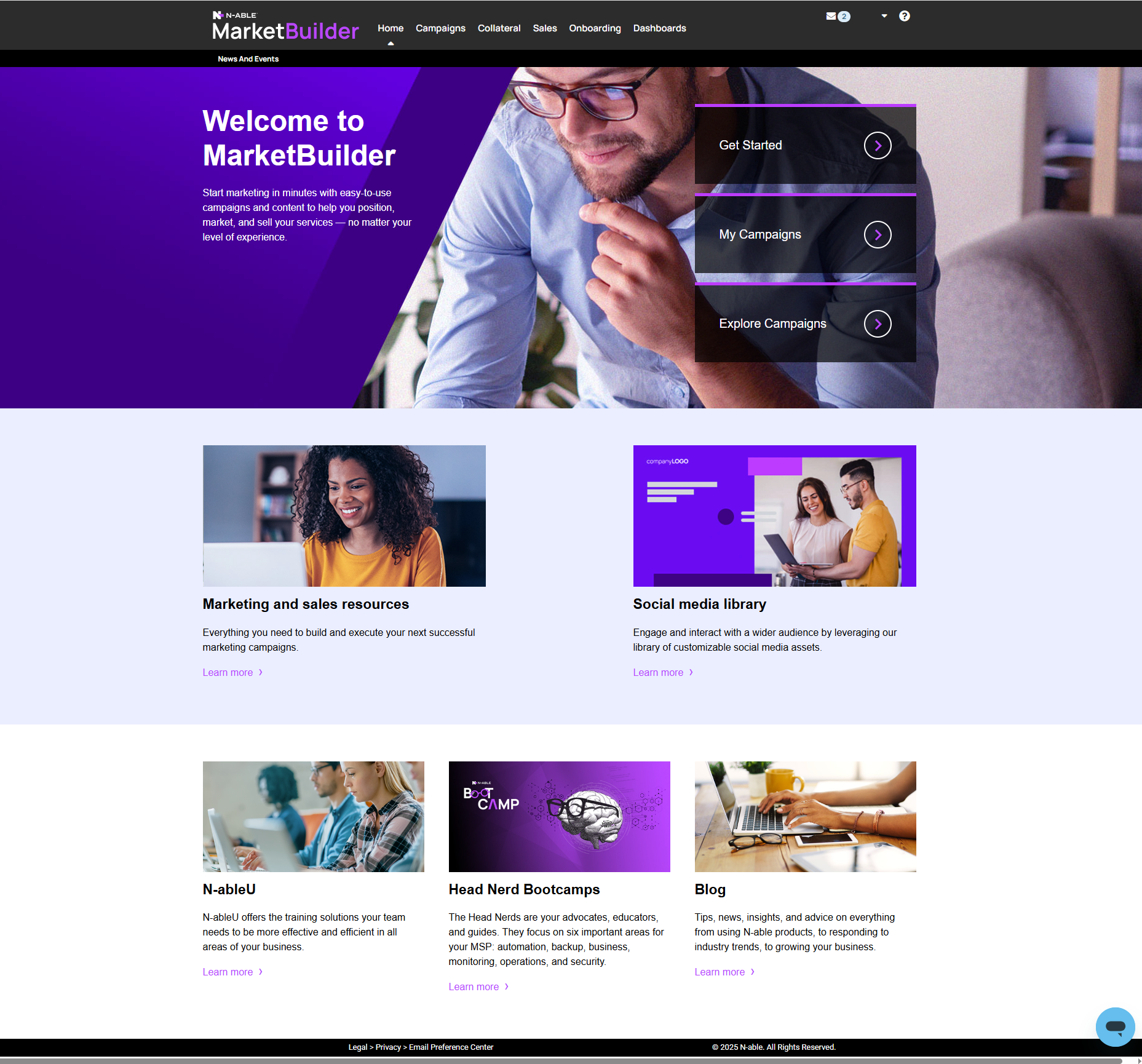 Login using N-ableMe